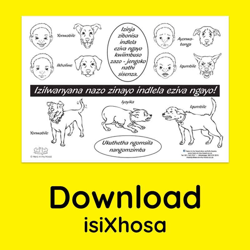 Animal's Feelings handout, isiXhosa - download - Hero in my Hood